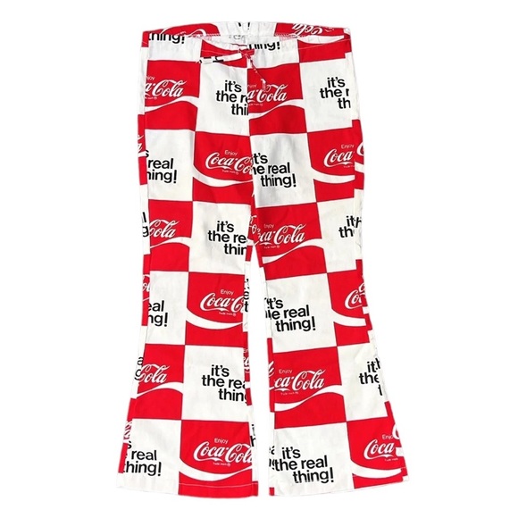 Coca Cola | Pants & Jumpsuits | Vintage Coca Cola Red And White ...